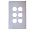 six gang switch plate